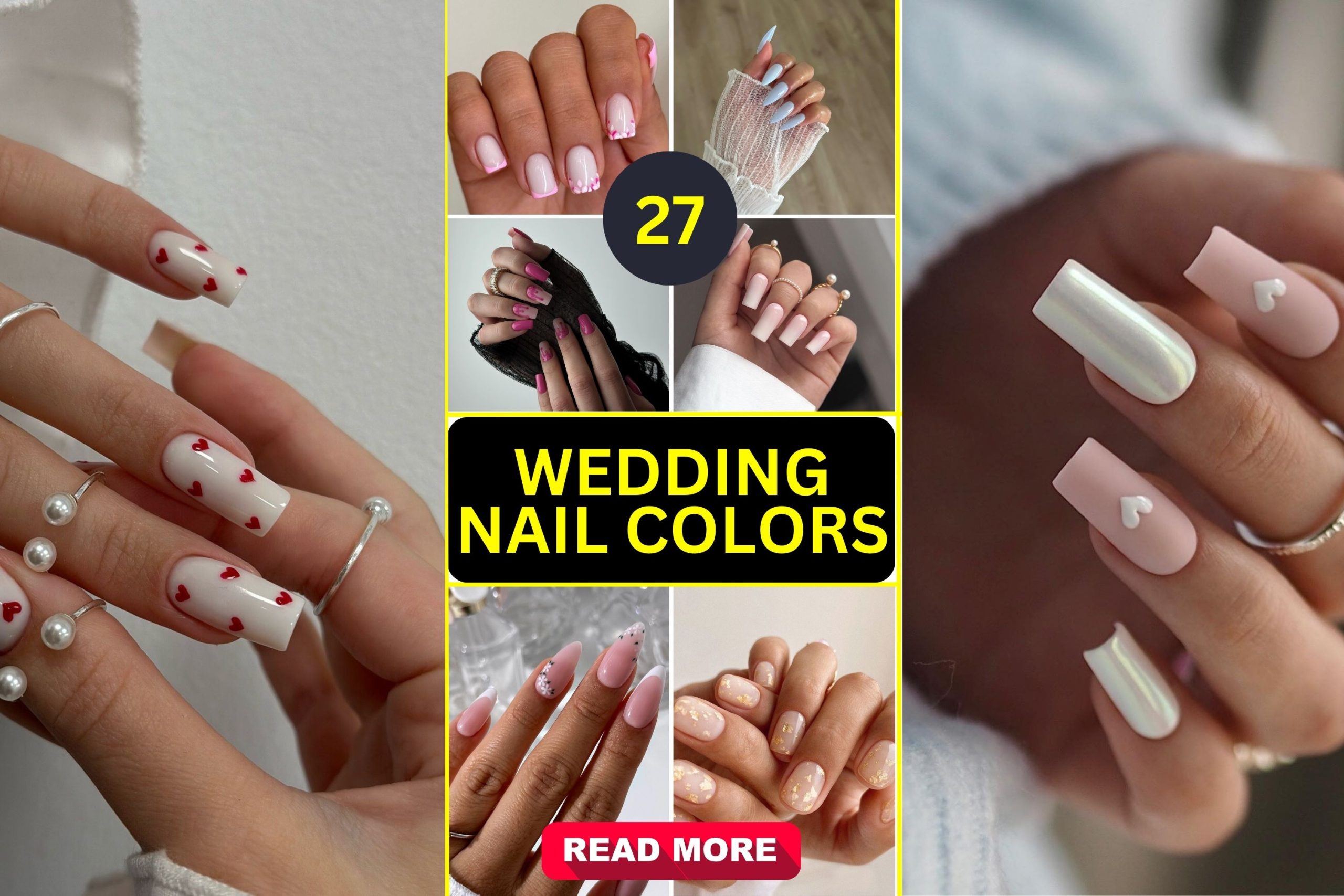 Top 27 Wedding Nail Colors 2024 - Trendy Bridal Manicures for Every Bride - divagaze.com