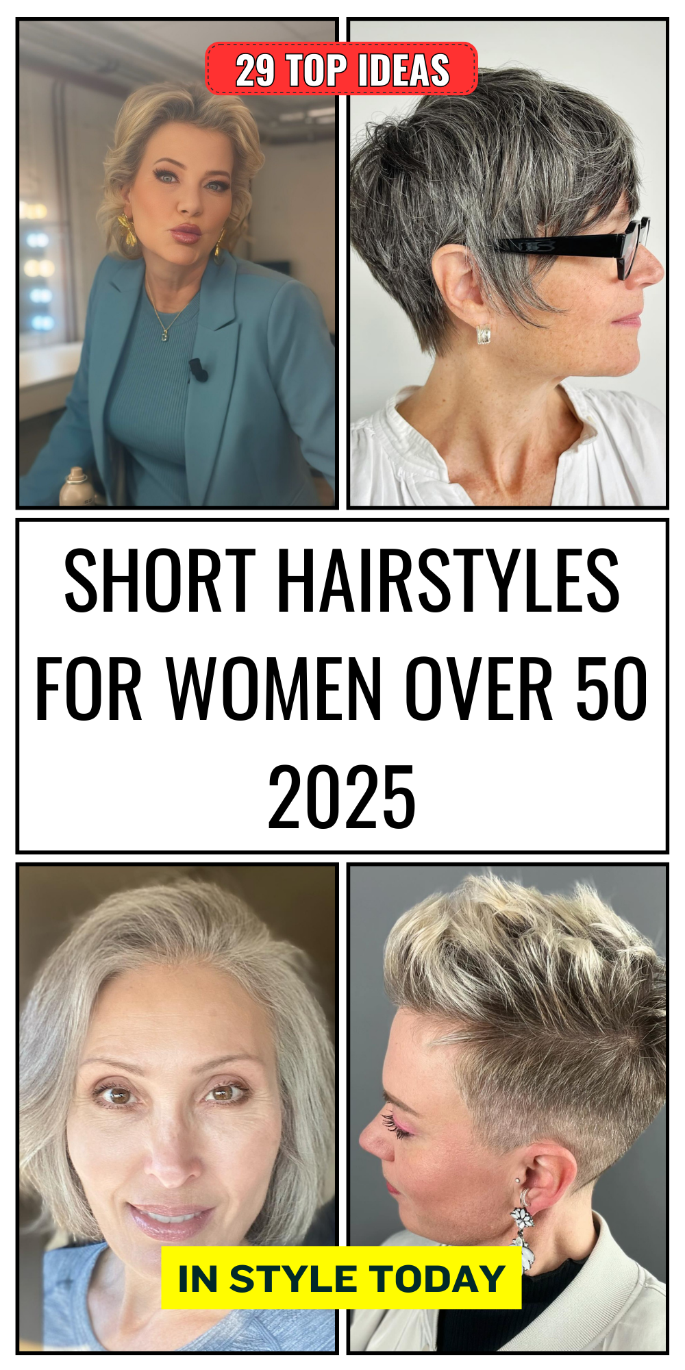 29 Stunning Short Hairstyles for Women Over 50 in 2025 to Inspire Your Next Look - divagaze.com