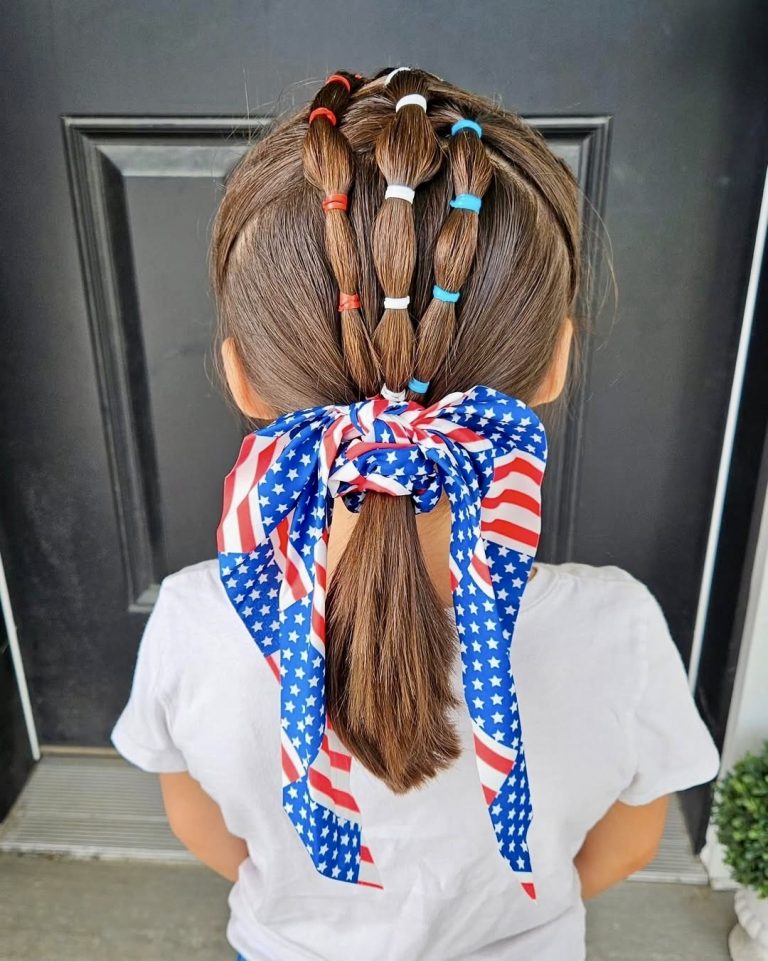 30 4th of July Hairstyles for Kids 2025 That Are Too Cute to Miss — Braids, Bows & Glitter Magic ...