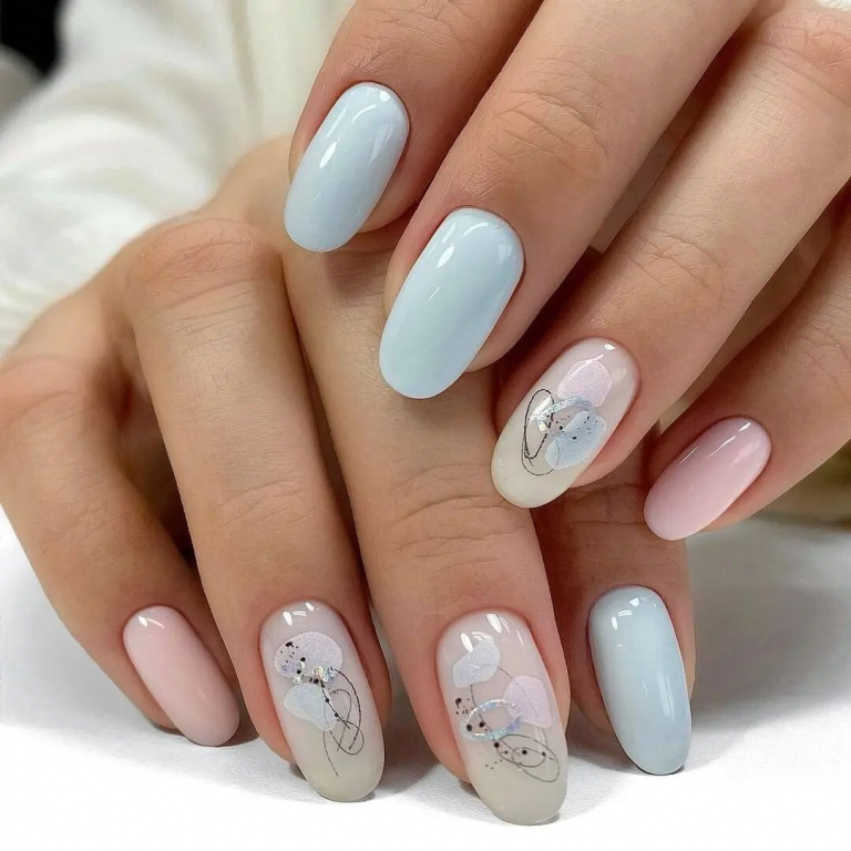 Spring Reimagined: Short Round Spring Nails 2024 – The Ultimate Guide ...