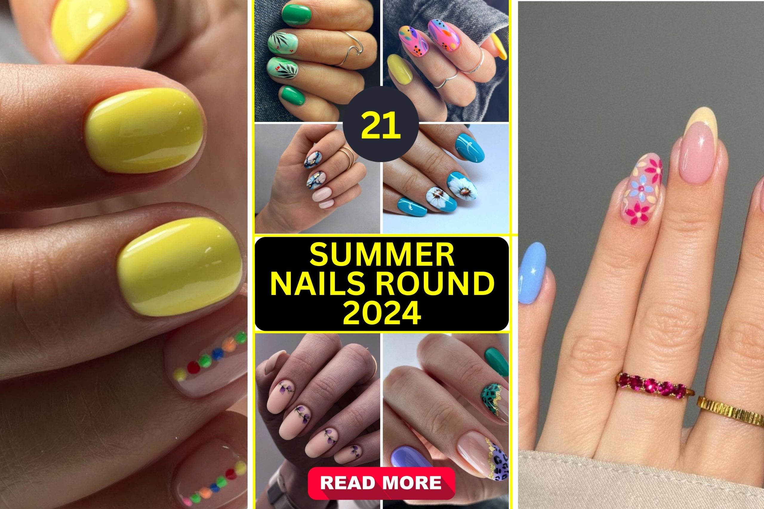 Top 21 Summer Nails Round 2024 – Discover Chic & Trendy Manicures Now ...