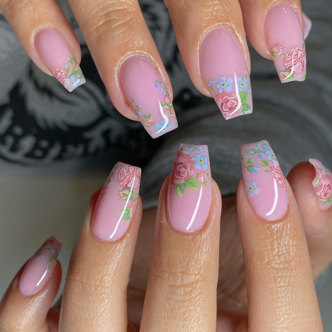 Cute Spring Coffin Nail Ideas 2024: Fresh & Trendy Designs - divagaze.com