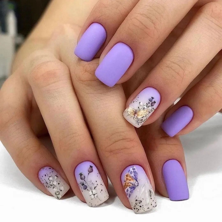 Purple Spring Nails: Embracing the Season's Palette with Style and ...