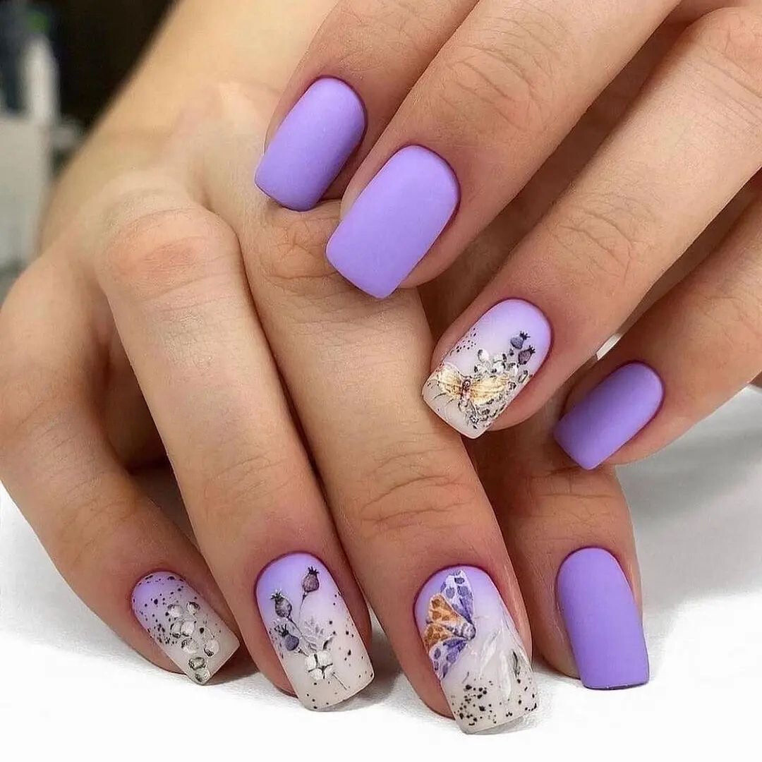 Purple Spring Nails: Embracing the Season's Palette with Style and ...