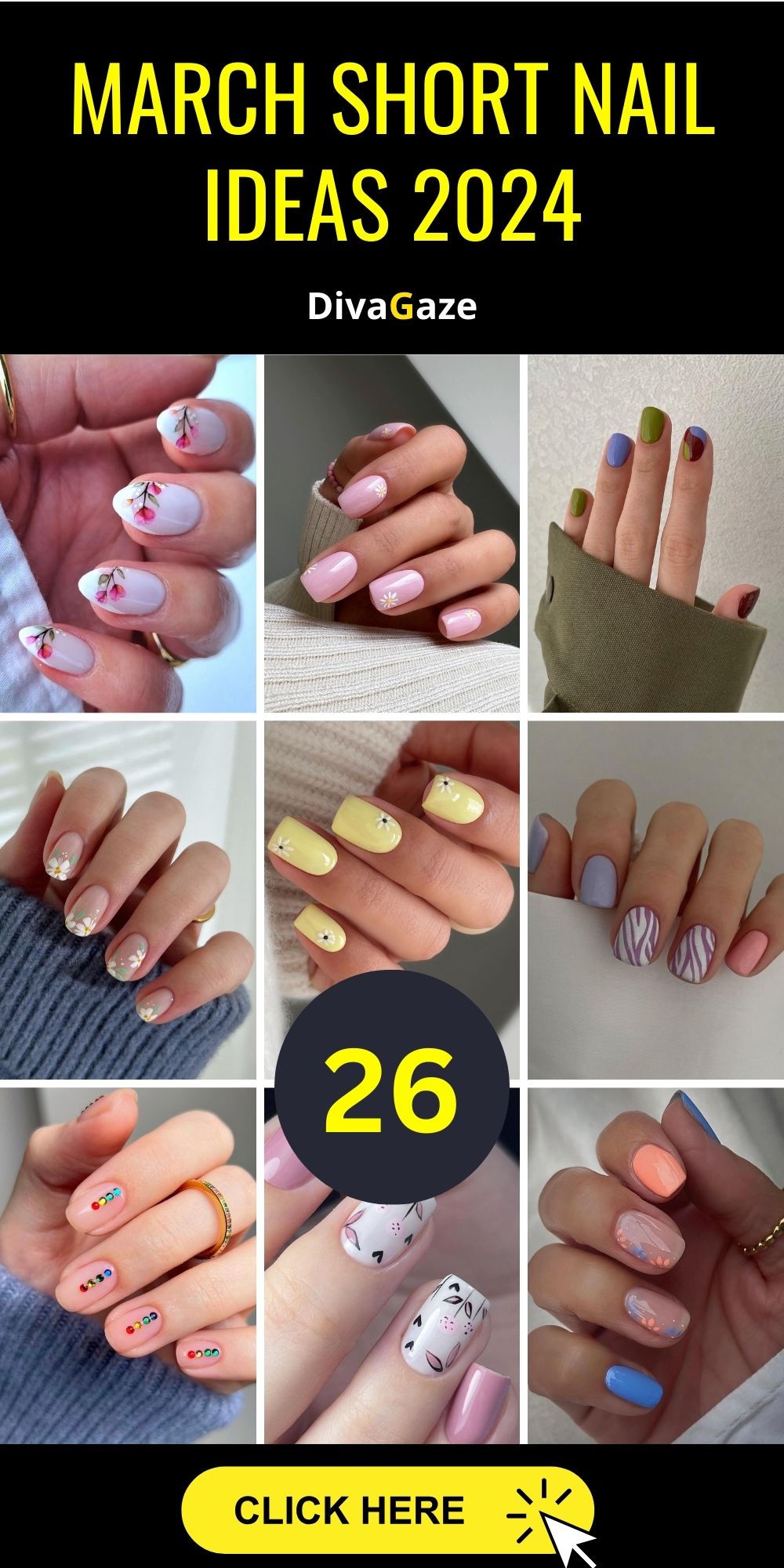 Top 26 Chic March Short Nail Ideas 2024 - Fresh Spring Styles!
