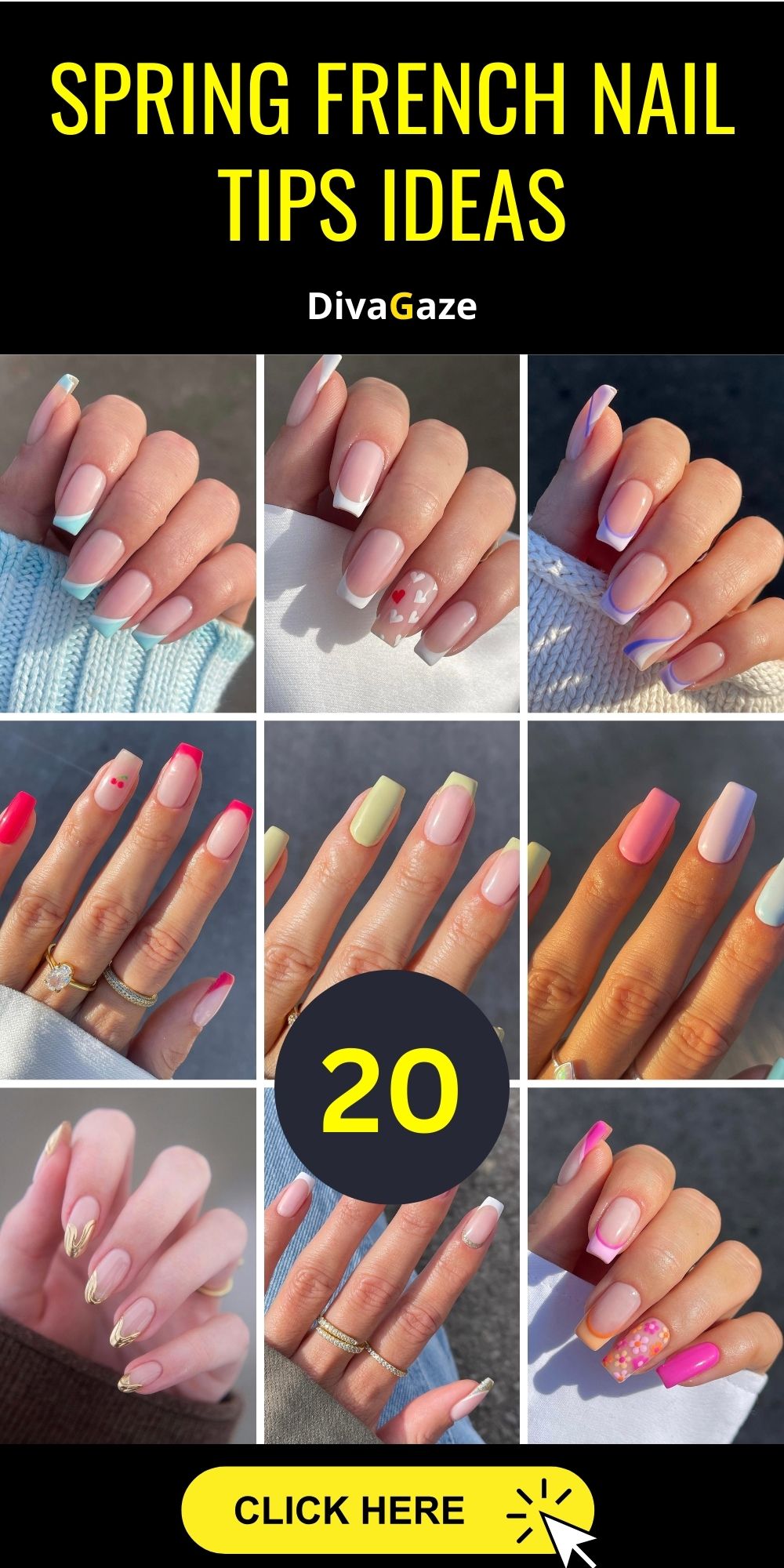 Top 20 Spring French Nail Tips to Inspire Your 2024 Manicure Trends