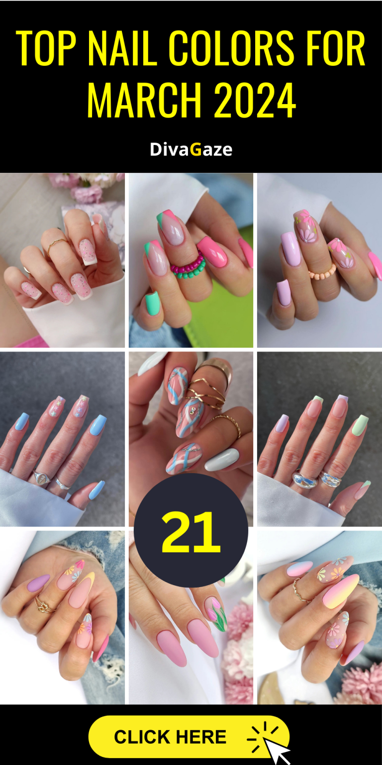 Spring's Palette: Top Nail Colors for March 2024 to Refresh Your Look ...