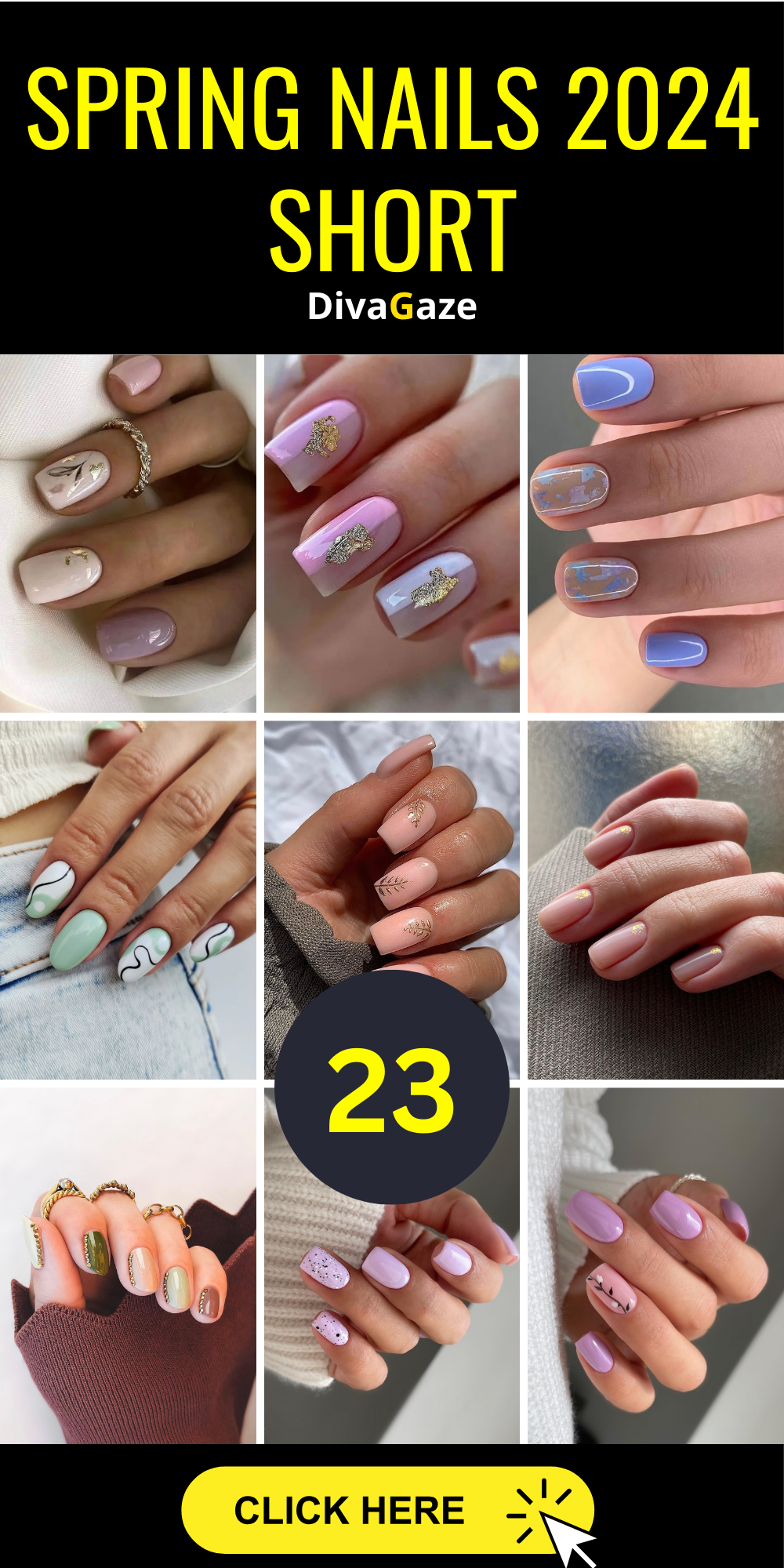 Spring Nails 2024: Short Styles Blossoming with Trendy Designs and ...