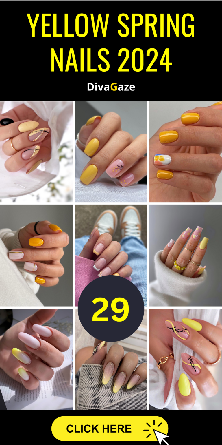 Sunshine at Your Fingertips: Trendsetting Yellow Spring Nails to ...