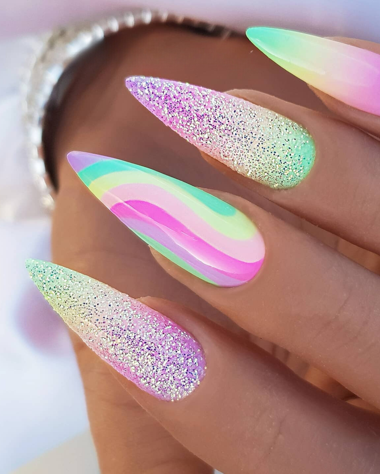 28 Vibrant Nails for Summer 2024: Dazzle with Trends & Colors ...
