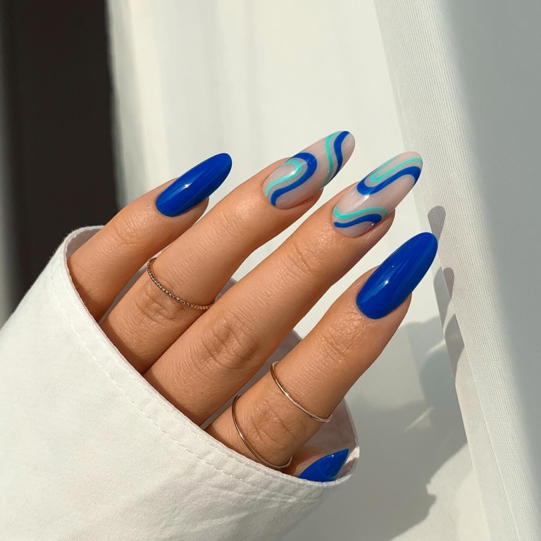 Embracing Serenity and Style: The Guide to Blue Spring Nails - divagaze.com