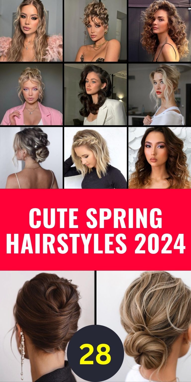 28 Cute Spring Hairstyles 2024: Refresh Your Look with the Latest Trends