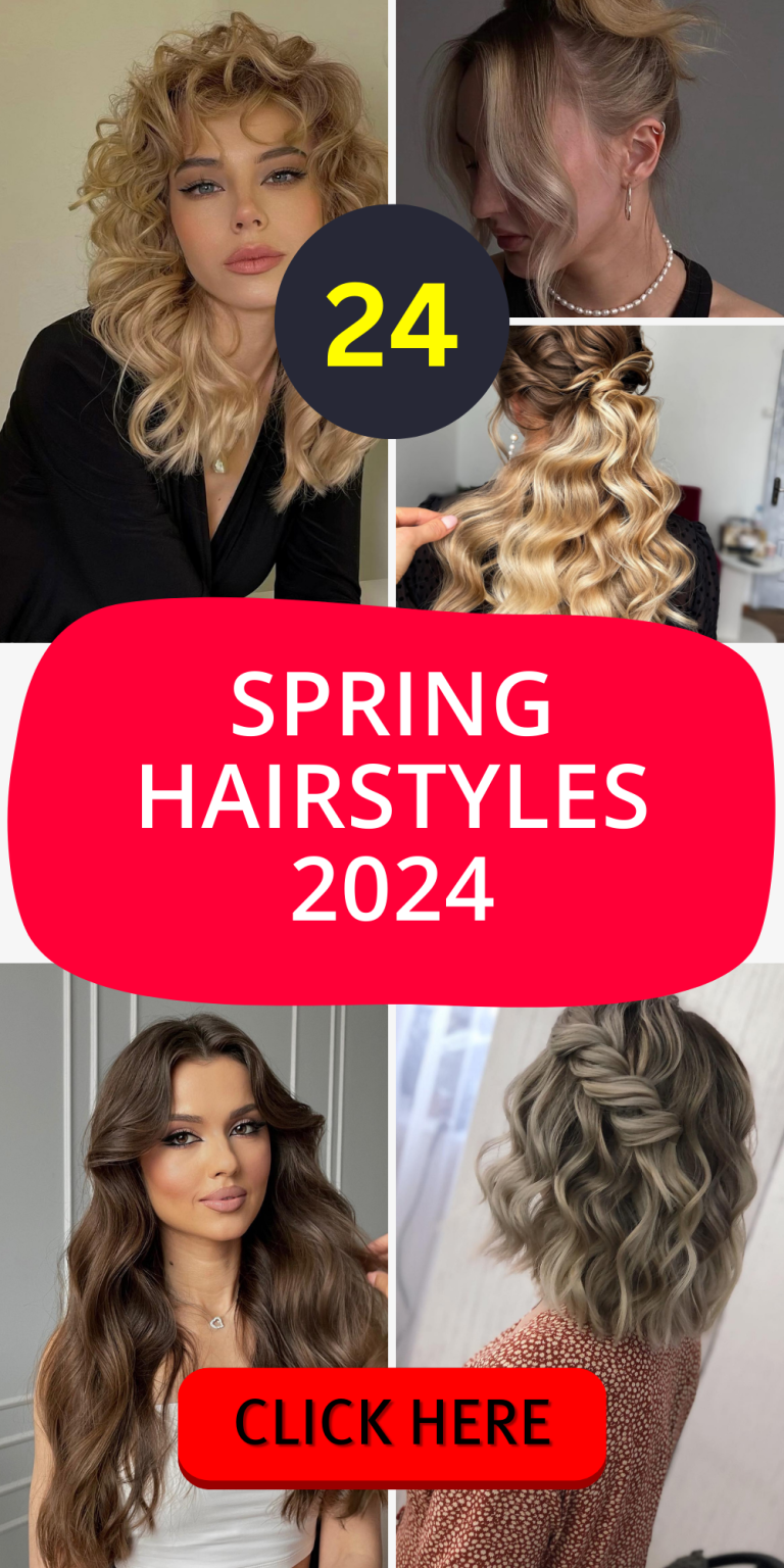 Top 24 Spring Hairstyles 2024: Trendy Looks for Every Length ...