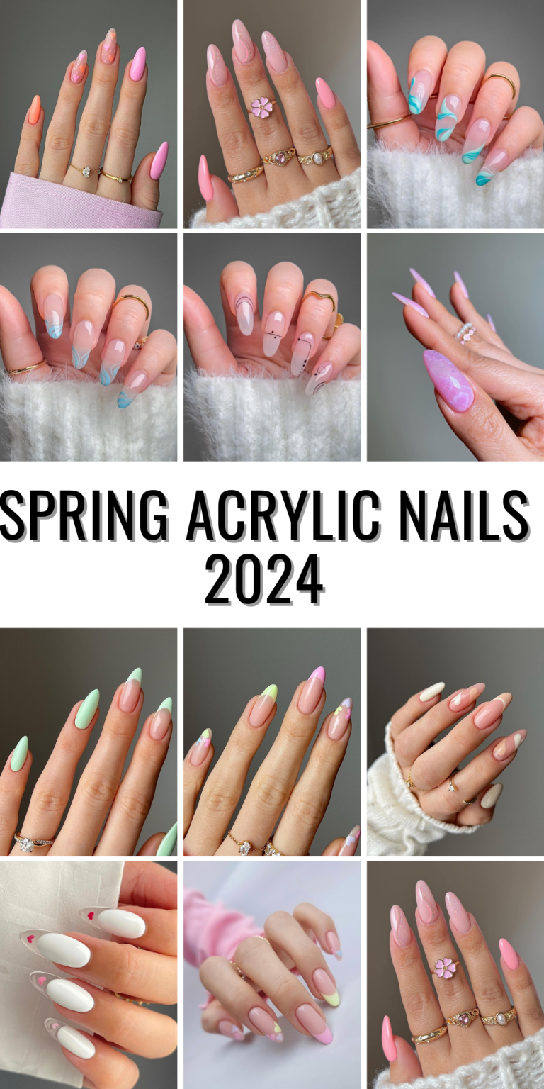 Spring Acrylic Nails 2024: Blossoming Trends and Timeless Styles ...
