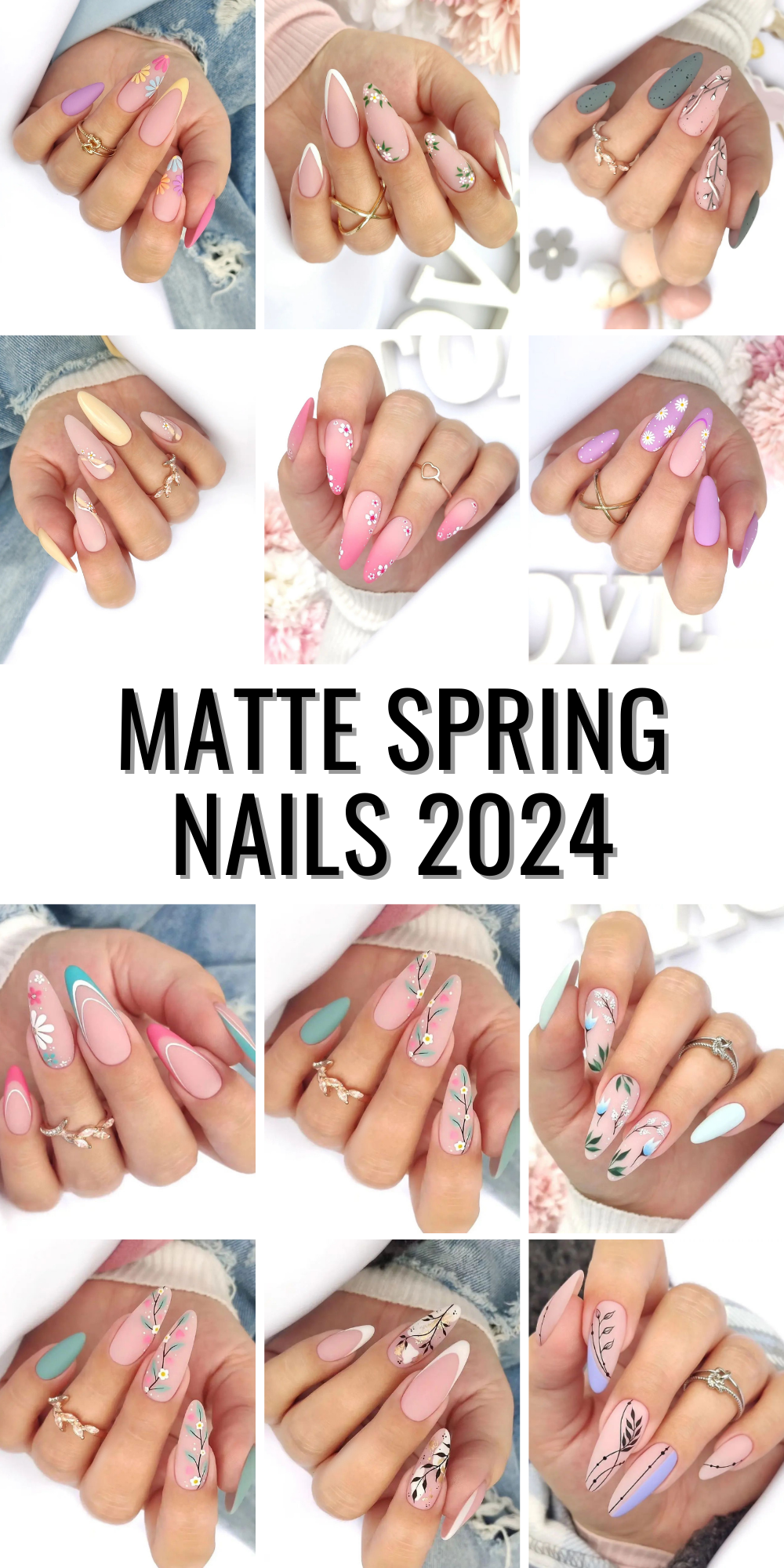 Matte Spring Nails 2024: Embracing Elegance with Seasonal Hues and ...