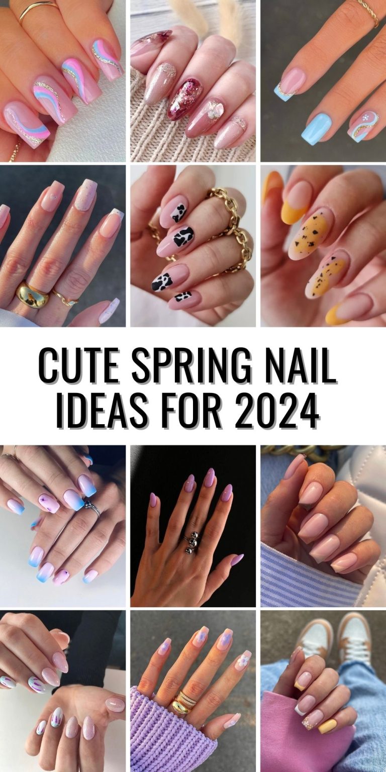 Fresh and Fabulous: 28 Must-Try Cute Spring Nail Ideas for 2024