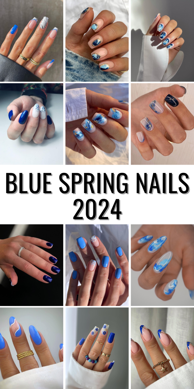 Embracing Serenity and Style: The Guide to Blue Spring Nails - divagaze.com