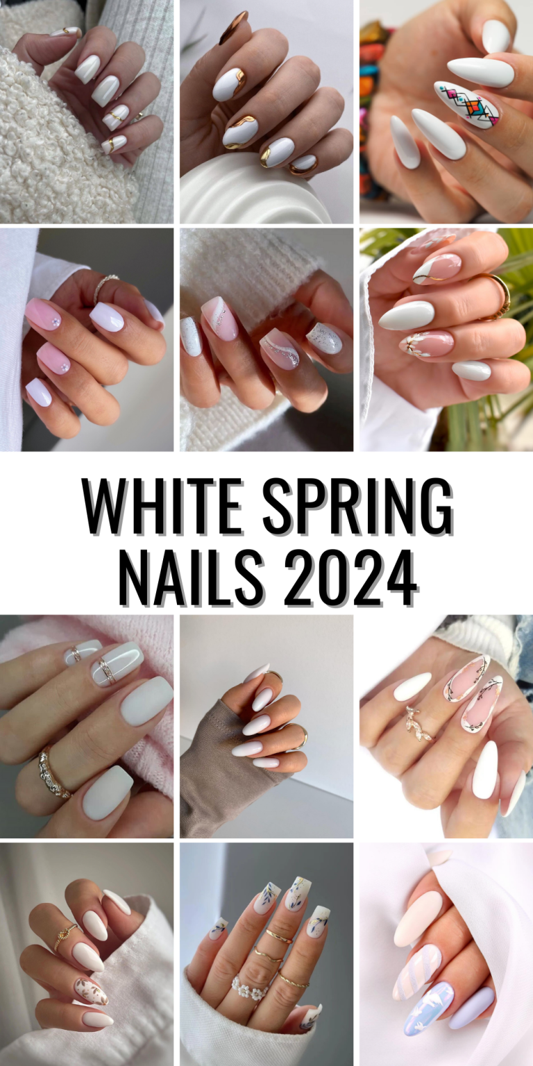 White Spring Nails: Embracing the Season's Purest Trend - divagaze.com