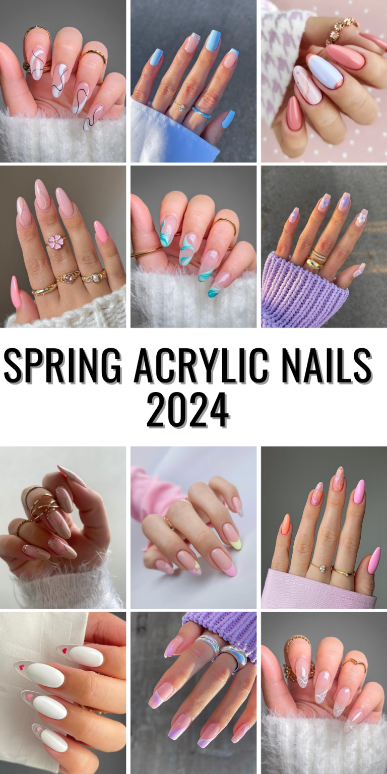 Elevate Your Style: 30 Spring Acrylic Nails 2024 | Trendy & Elegant