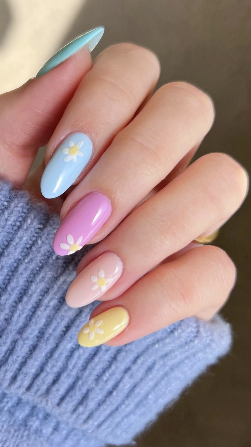 Bloom with Style: 27 Must-Try Spring Flower Nail Designs for a Chic ...