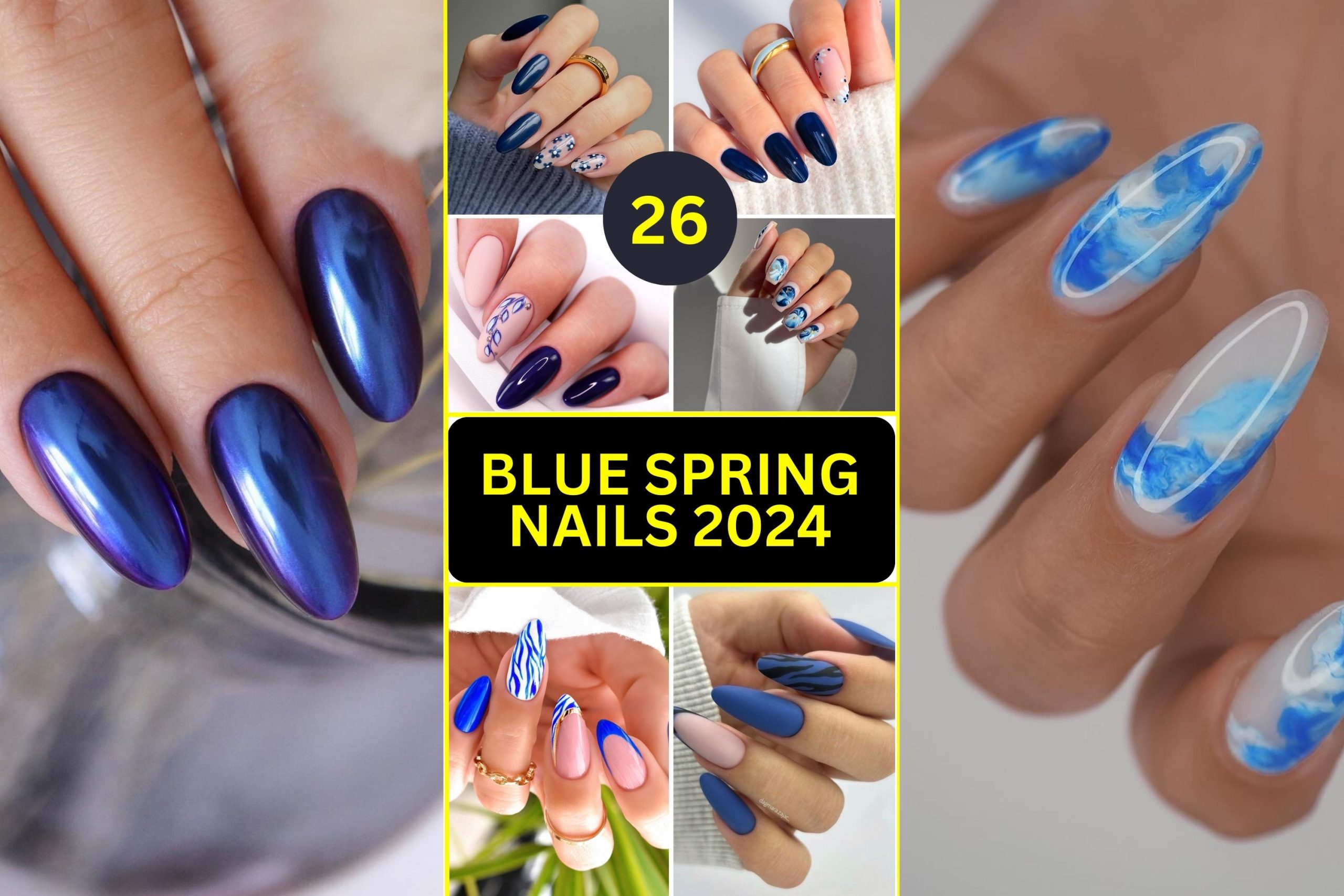 Embracing Serenity and Style: The Guide to Blue Spring Nails - divagaze.com