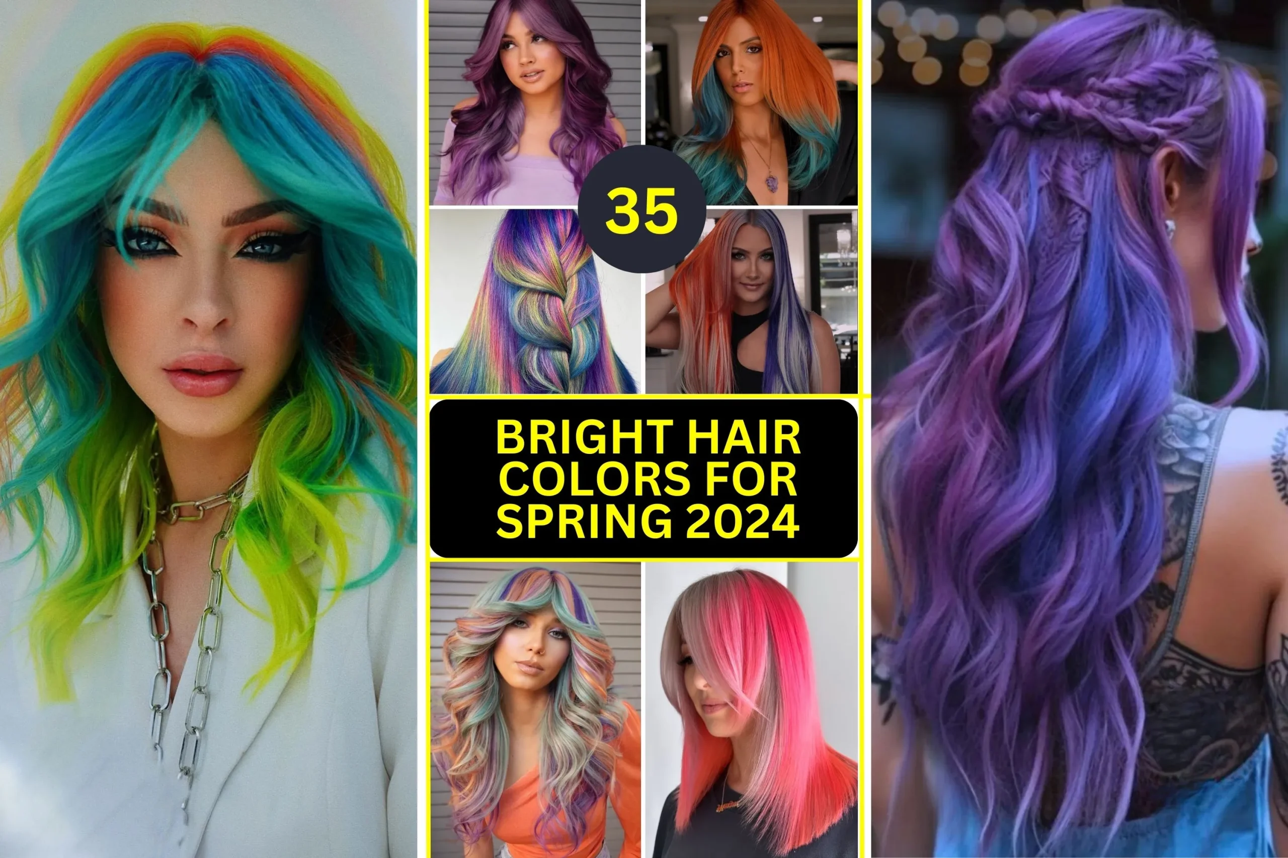 35 Vibrant Hair Colors for Spring 2024 - Revamp Your Look!