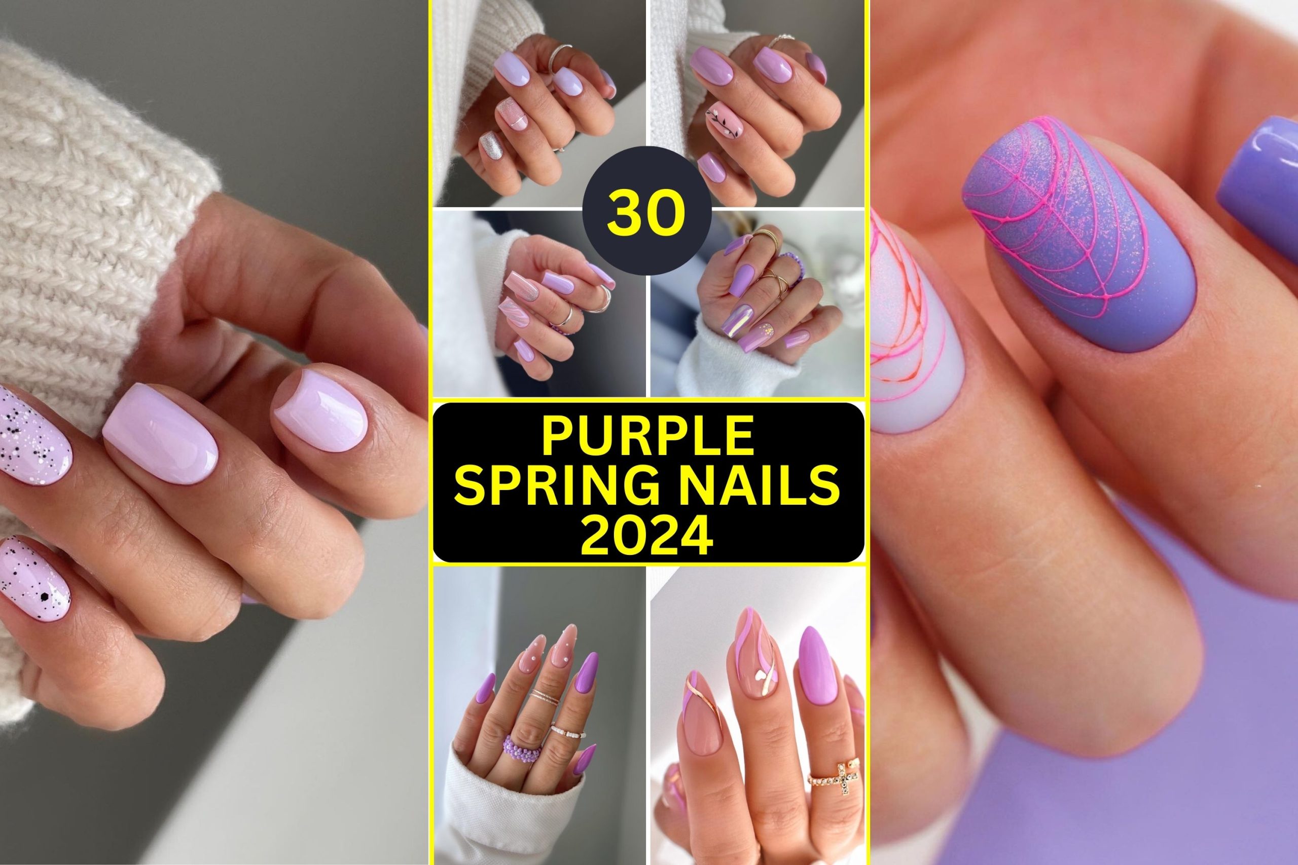 Purple Spring Nails: Embracing the Season's Palette with Style and ...