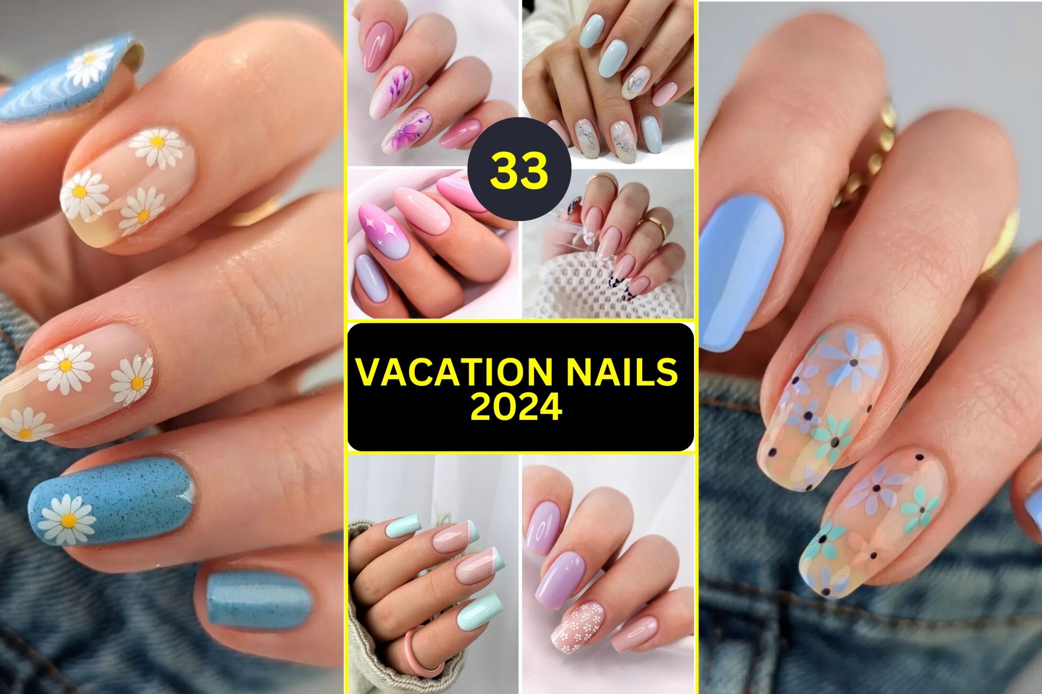 Vacation Nails 2024: Relax with new styles and designs - divagaze.com
