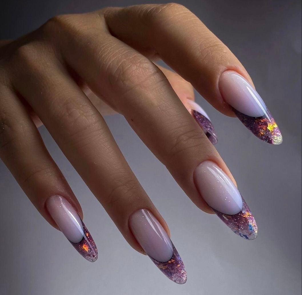 28 Dazzling Acrylic Glitter Nails to Shine in 2024 | Trendy Manicure ...