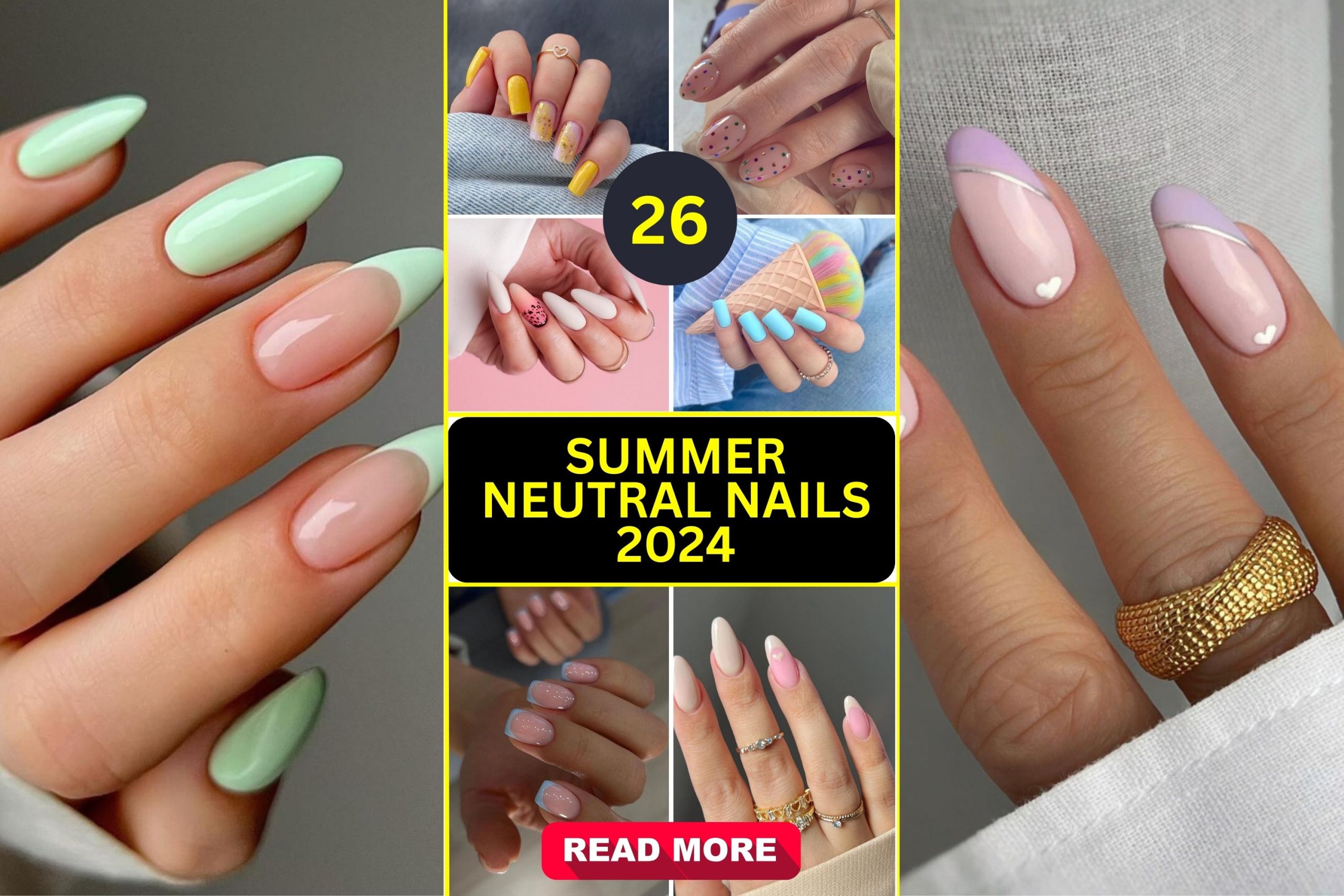 26 Summer Neutral Nails 2024: Chic Trends & Timeless Styles - divagaze.com
