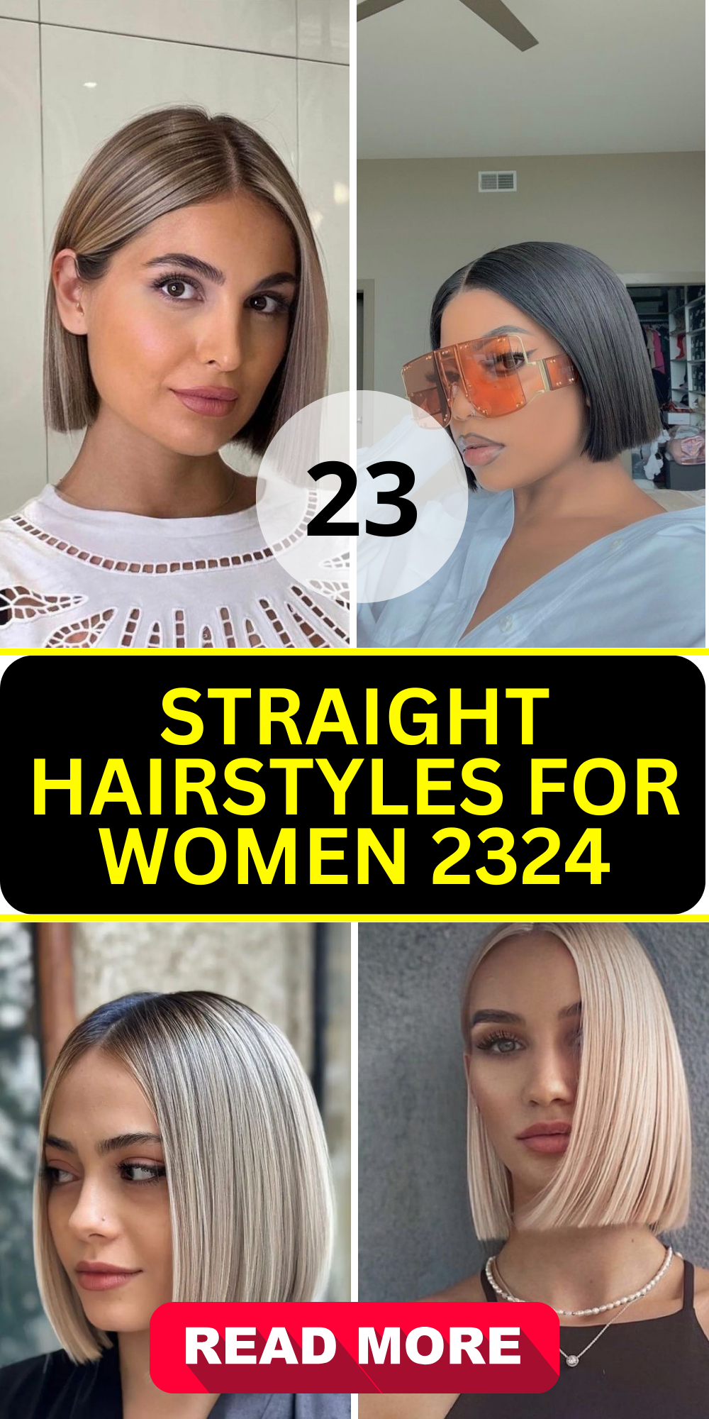 Top 23 Straight Hairstyles for Women 2024: Chic & Trendy Looks ...