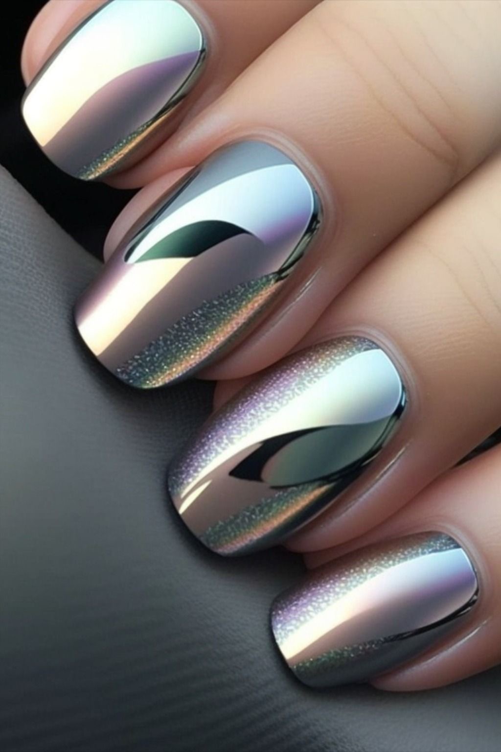 Top 30 Silver Chrome Nails: Dazzling Trends & Styles - divagaze.com