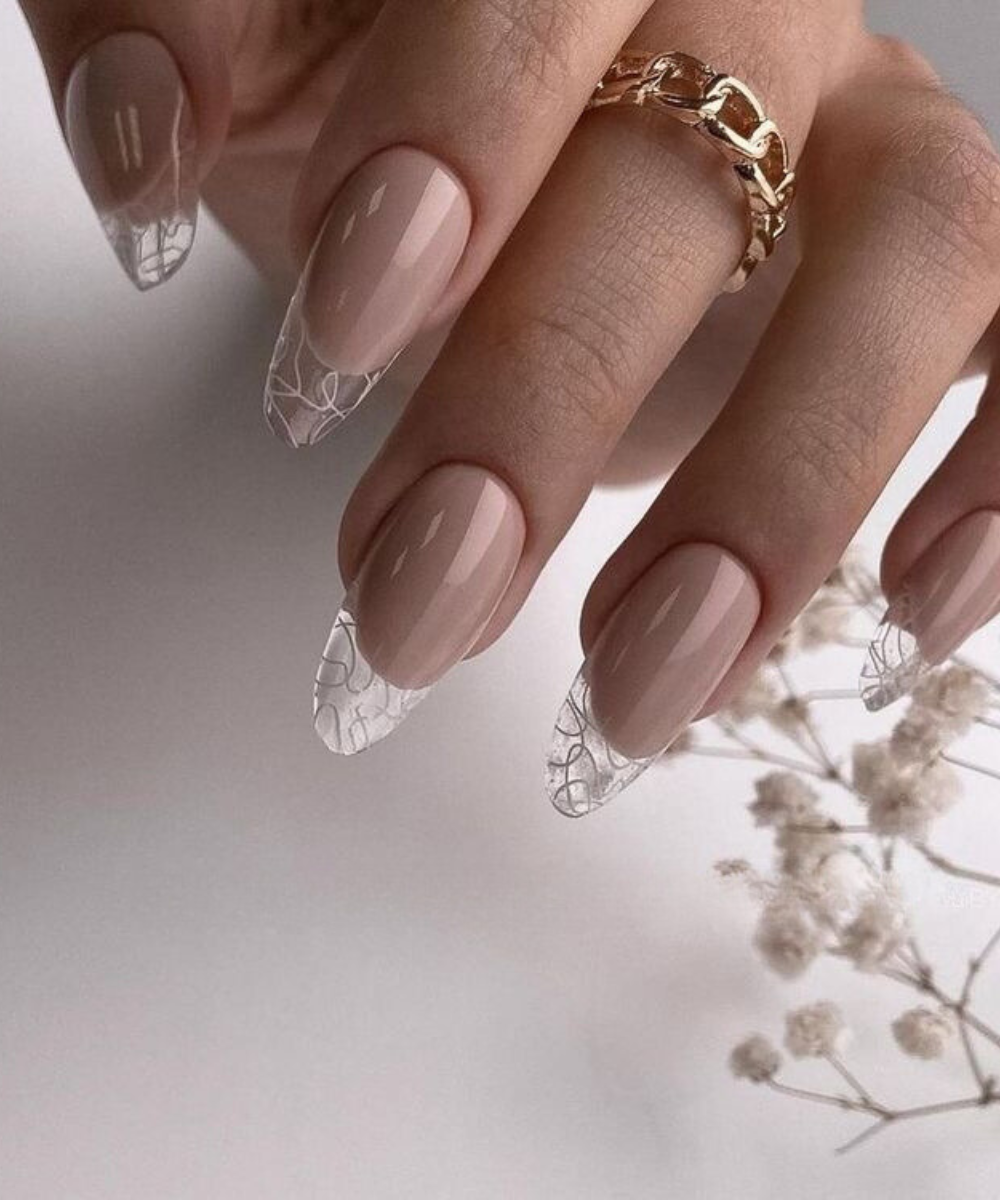 27 Acrylic Nail Designs for Your Wedding Day Elegance | Bridal Chic ...