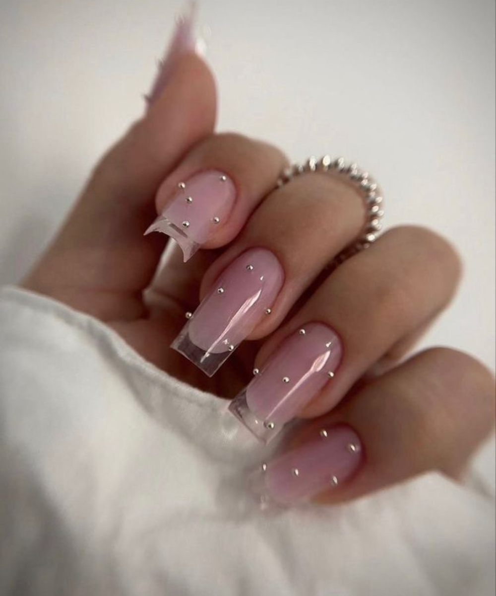 27 Acrylic Nail Designs for Your Wedding Day Elegance | Bridal Chic ...