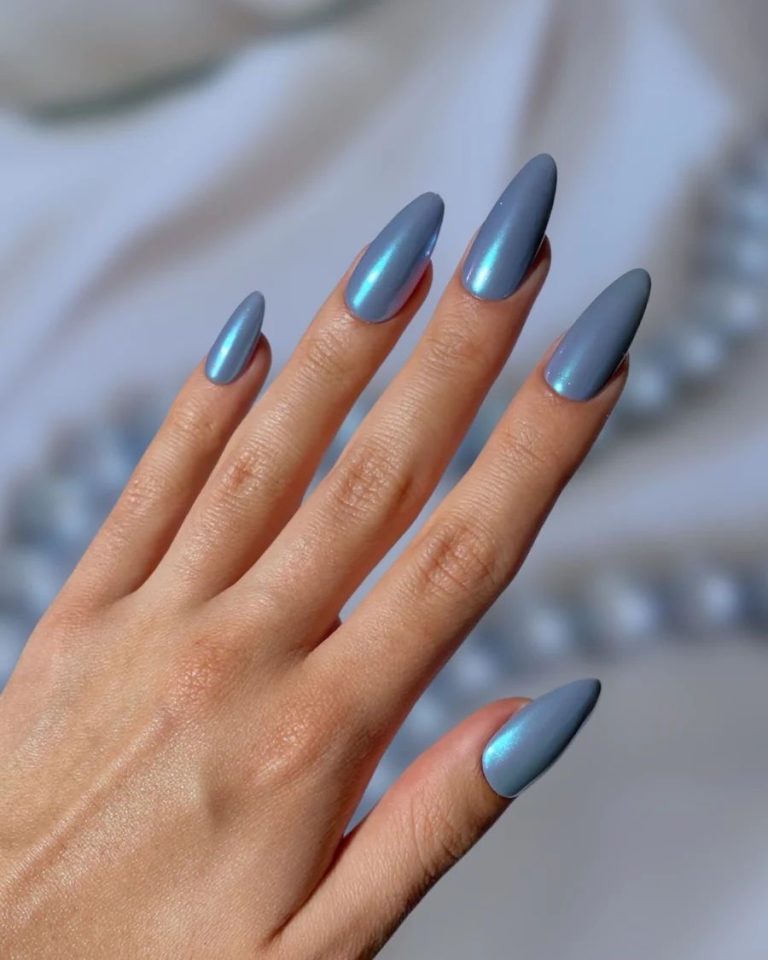 Top 26 Blue Chrome Nails: Dazzle with Trendy Shades & Designs ...