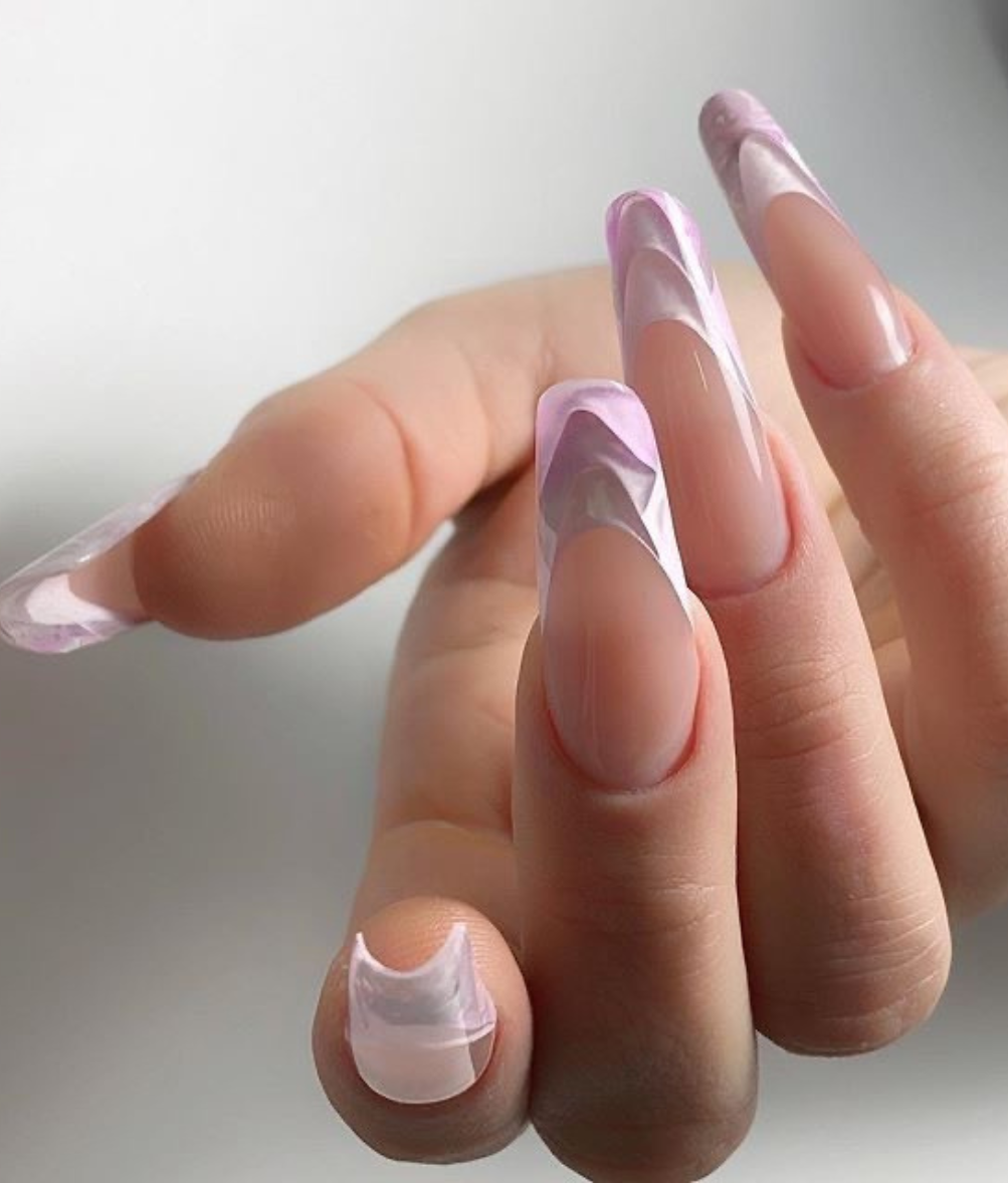 32 Aesthetic Acrylic Nail Designs to Elevate Your Style in 2024 ...