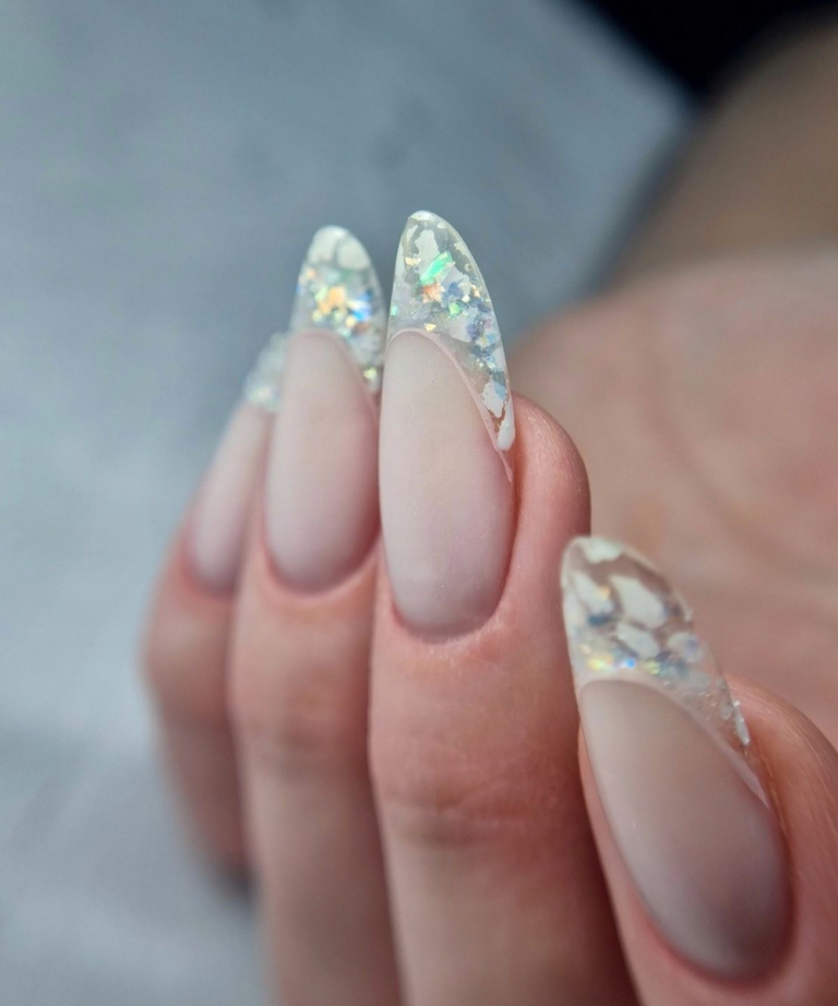27 Acrylic Nail Designs for Your Wedding Day Elegance | Bridal Chic ...