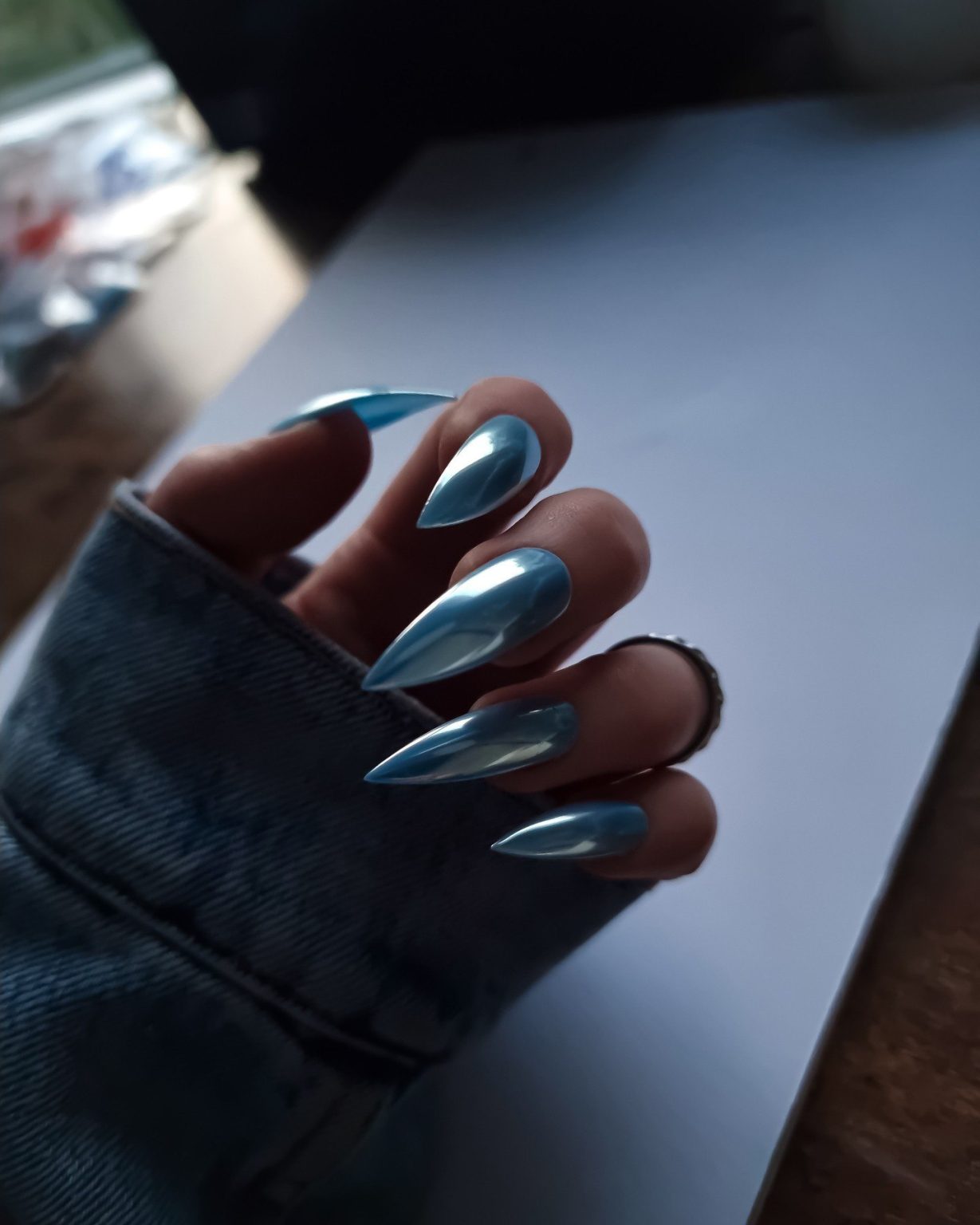 Top 26 Blue Chrome Nails: Dazzle with Trendy Shades & Designs ...