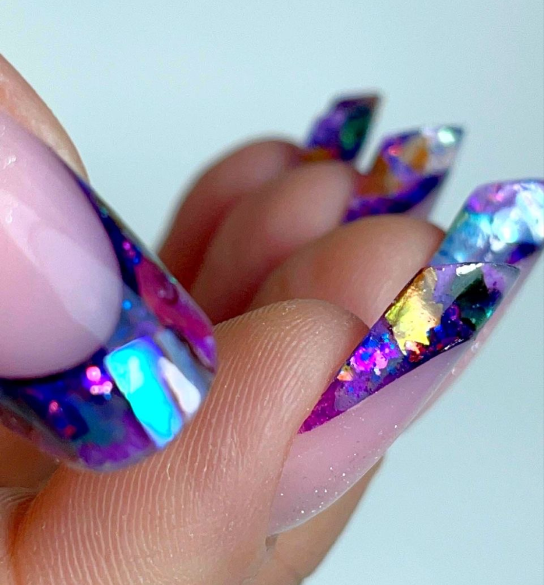 Top 25 Acrylic Nail Designs for a Dazzling Birthday Look 2024 ...