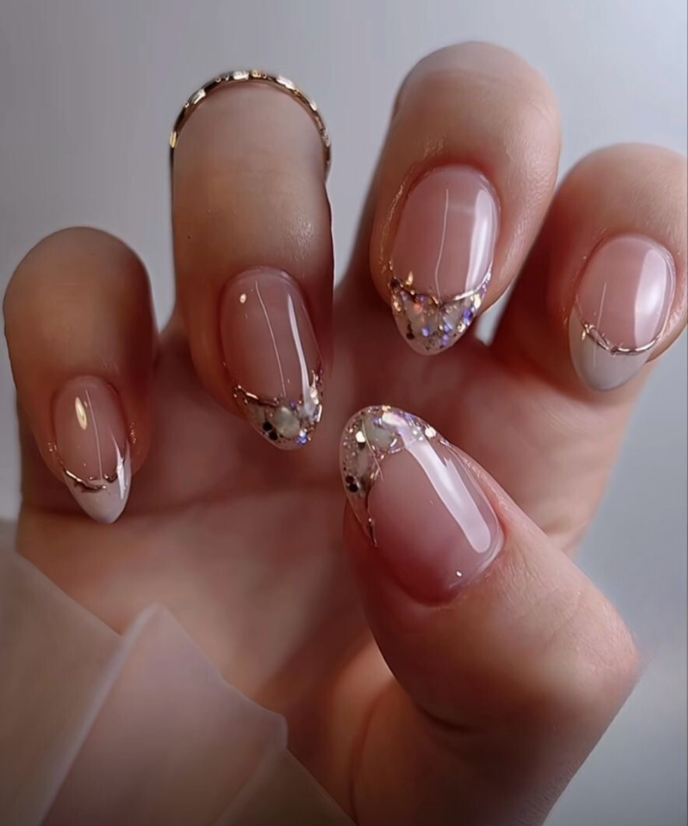 27 Acrylic Nail Designs for Your Wedding Day Elegance | Bridal Chic ...