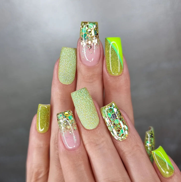 Top 27 Green Nail Designs for a Trendy Summer 2024 Look - divagaze.com