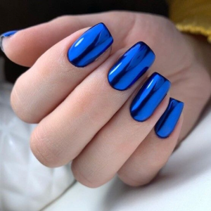 Top 26 Blue Chrome Nails: Dazzle with Trendy Shades & Designs ...