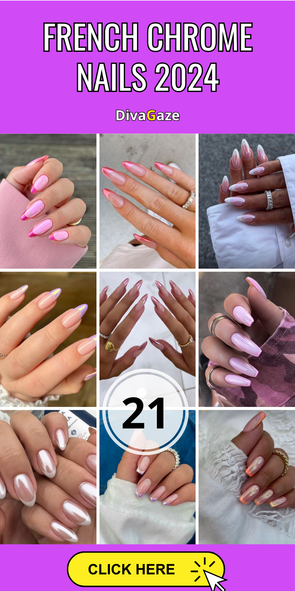 Explore 21 French Chrome Nails 2024 Trends for Ultimate Elegance ...