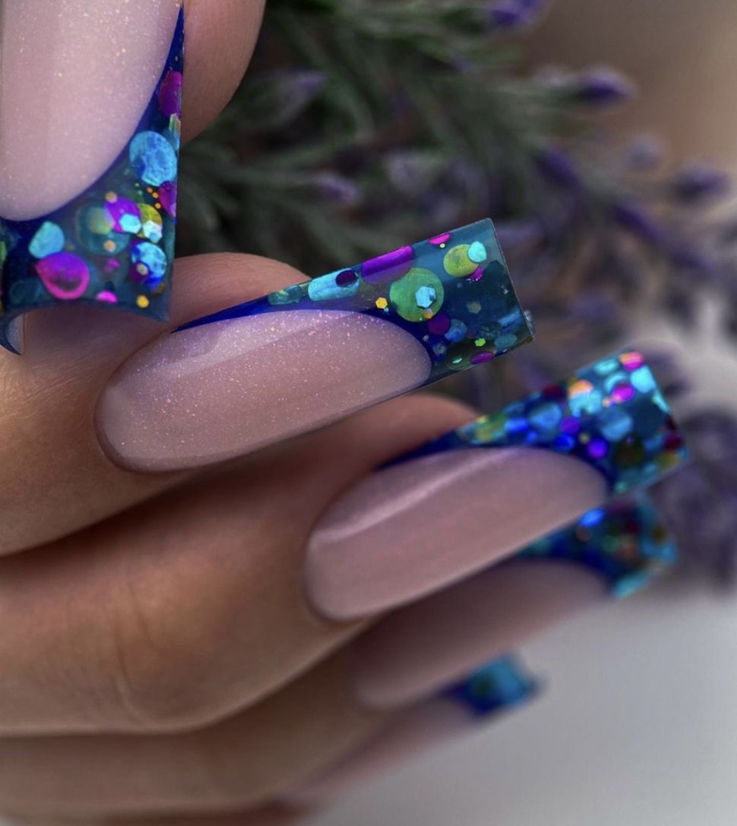 24 Square Acrylic Nails: Chic & Trendy Designs for 2024! - divagaze.com