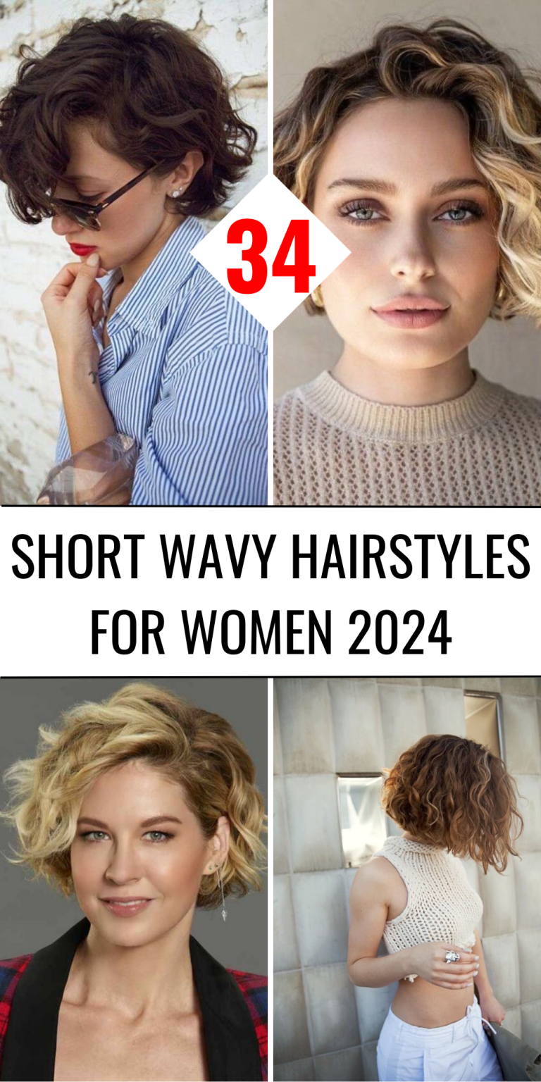 34 Chic Short Wavy Hairstyles for Women 2024 - Trendy Cuts & Styles ...