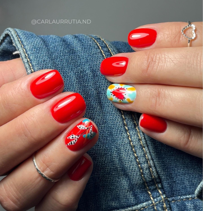 21 Red Summer Nails 2024: Unveil Trendy Vibrant Designs! - divagaze.com