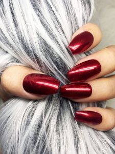 Top 27 Red Chrome Nail Styles - Dazzle with Trendy Manicures ...