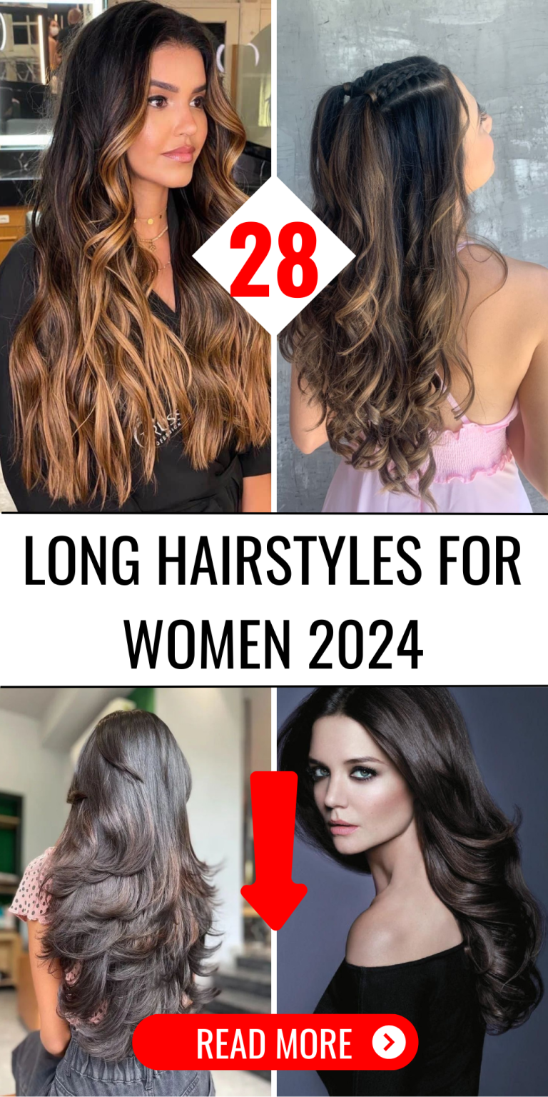 28 Long Hairstyles for Women 2024: Chic Trends to Embrace - divagaze.com