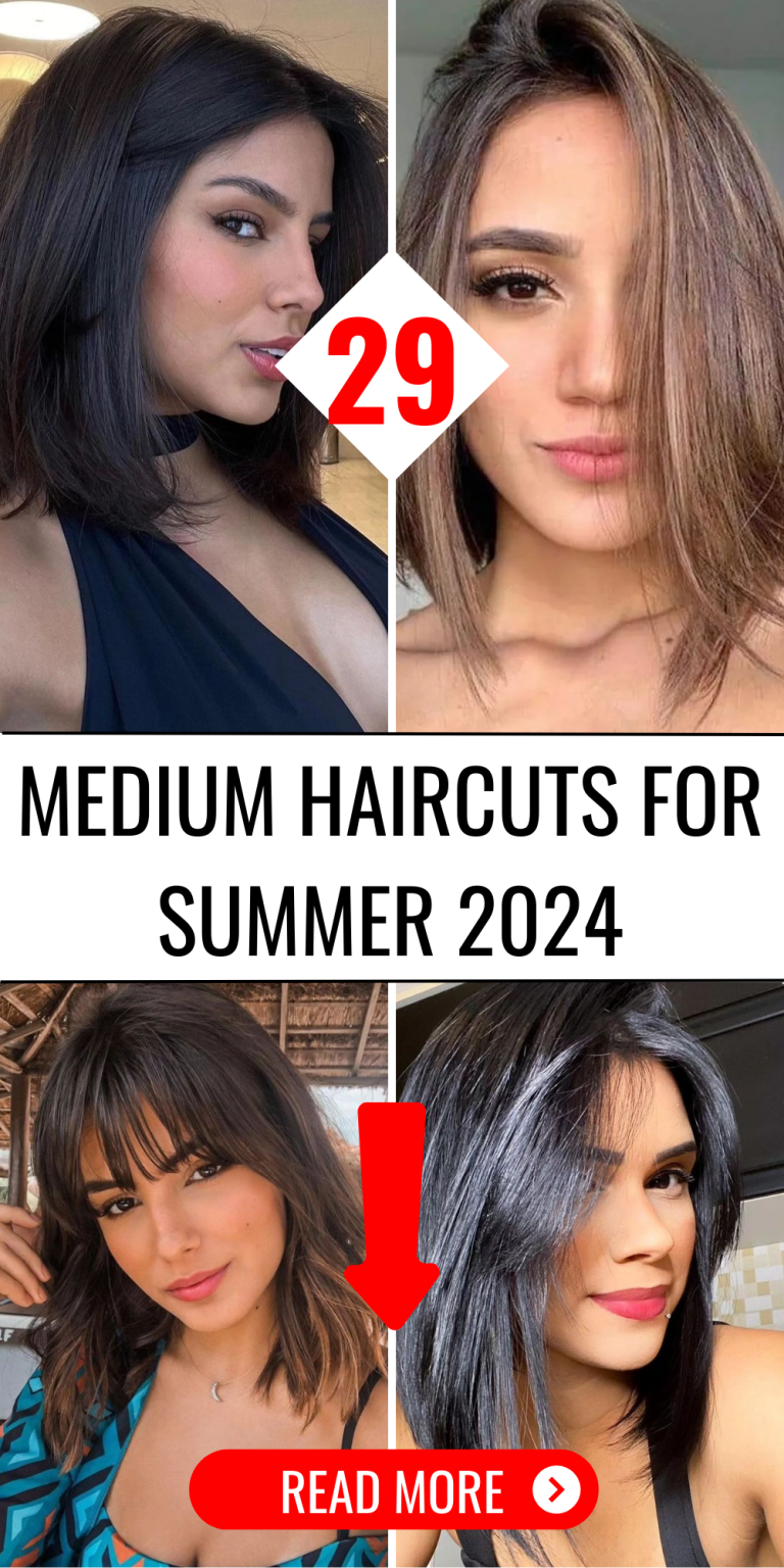 29 Trendy Medium Haircuts for Summer 2024 | Fresh Styles Guide - divagaze.com
