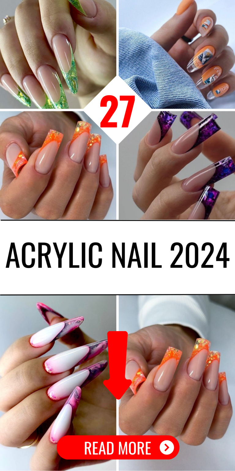 Top 27 Acrylic Nail Trends 2024: Chic Designs for Every Style ...